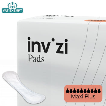 Maxi Plus Incontinence Pads | Discreet Leak Protection by Invizi ...